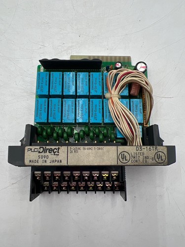 PLC Direct D3‑16TR DL305 16‑Point Relay Output Module 6–24 VDC/6–240 ...