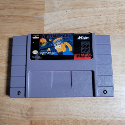 Virtual Bart Super Nintendo Entertainment System, 1994 - Tested | eBay