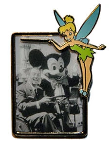 Tinkerbell Black And White Standing