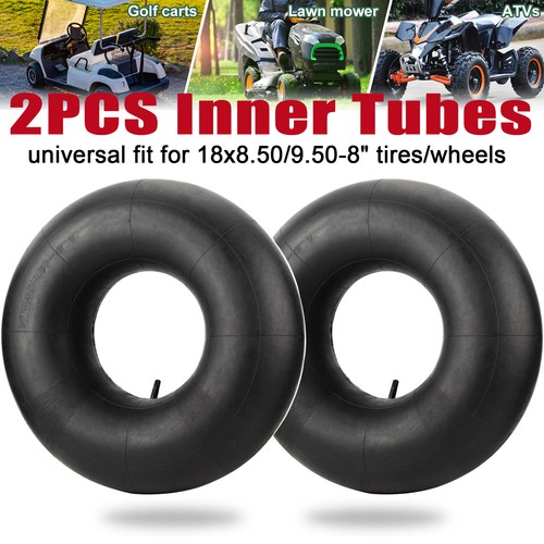 2X 18x8.50-8 18x9.50-8 Inner Tubes Valve for Lawn Mower Wheelbarrows ...