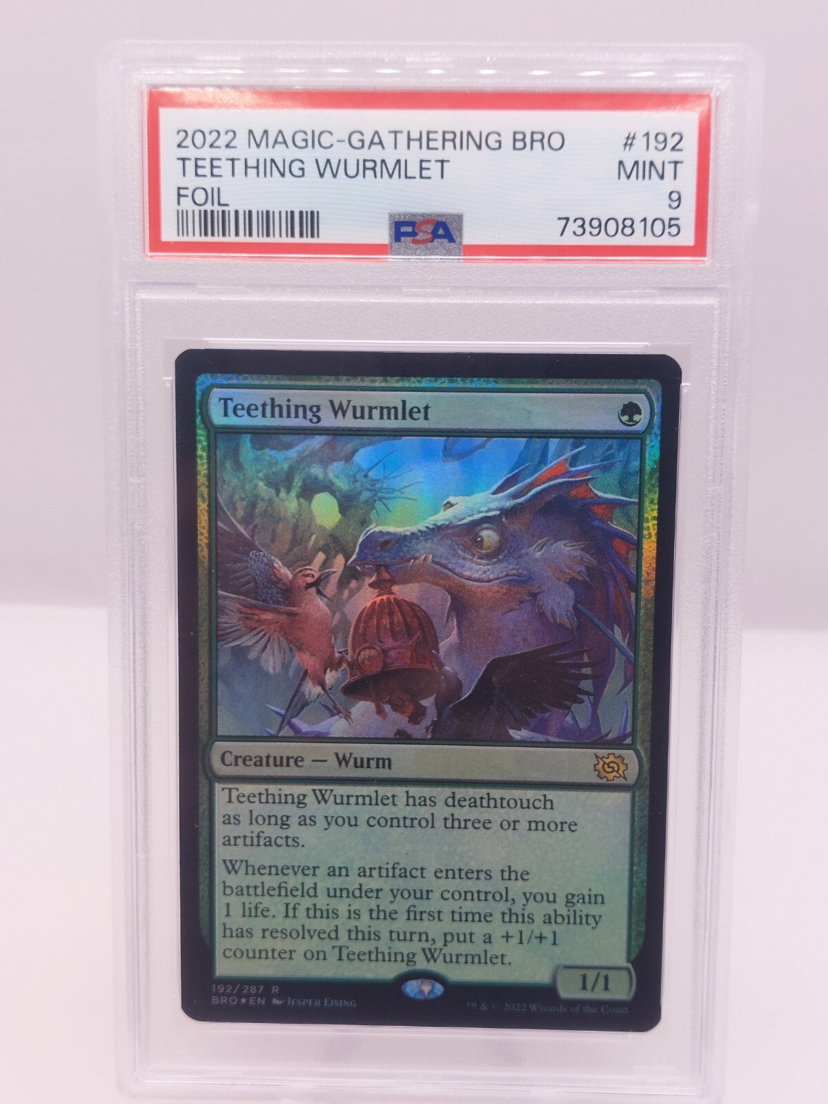 MTG+Teething+Wurmlet+The+Brothers%27+War+192%2F287+Regular+Rare for ...