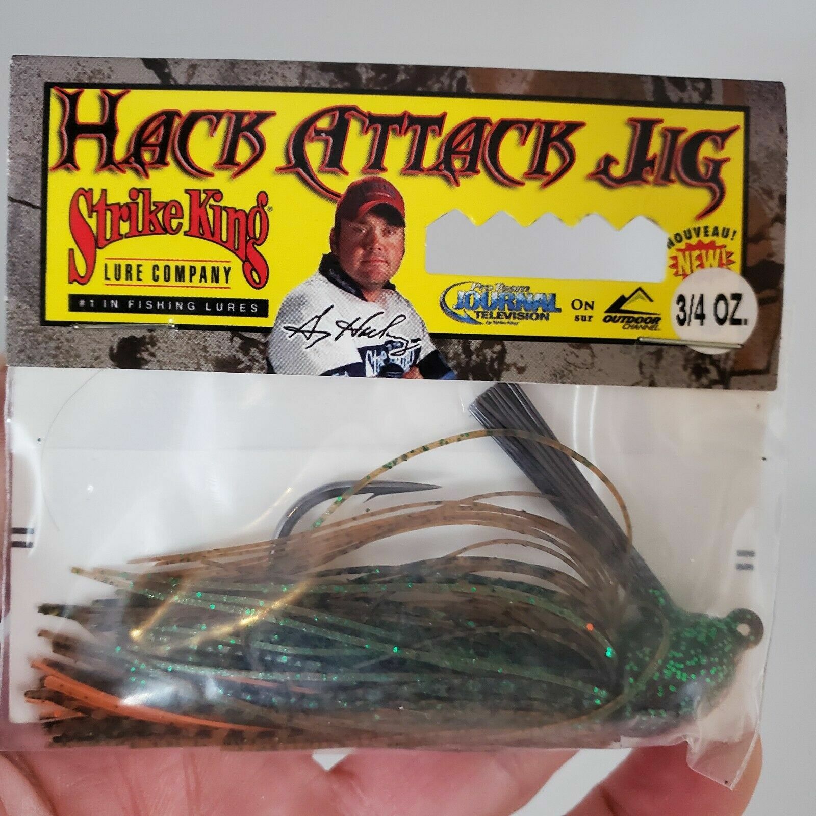 Strike King Hack Attack 3/4oz Heavy Cover Swim Flipping Jig HAHCJ34 ...
