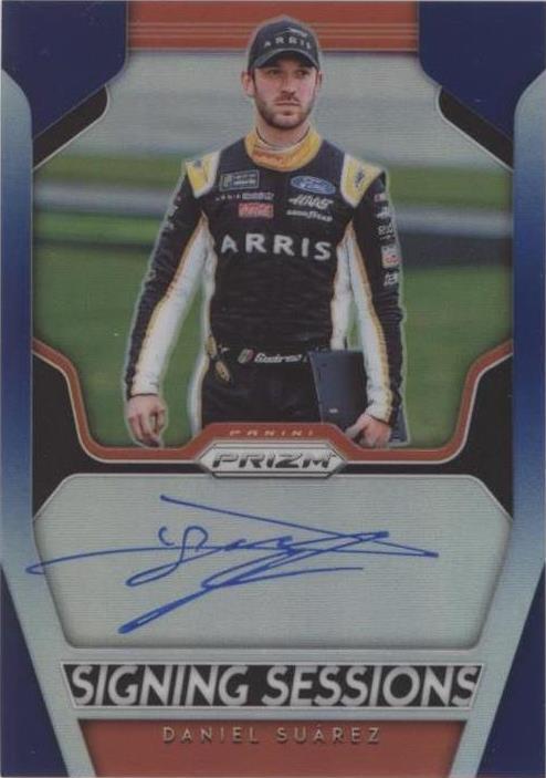 2019 Panini Prizm - Signing Sessions Daniel Suarez #SS-DS Blue Prizm ...