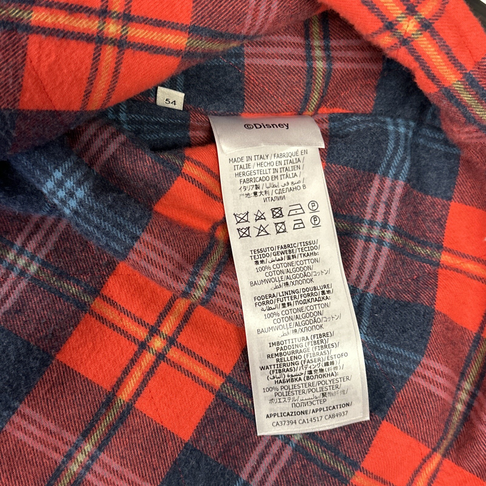 100% Authentic Disney x Gucci Flannel Mickey Mouse Sz… - Gem