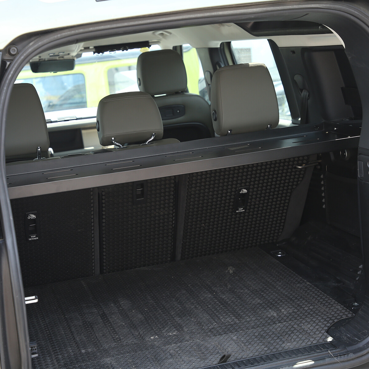 Black Rear Cargo Basket Rack Luggage Storage Carrier For LR Defender ...