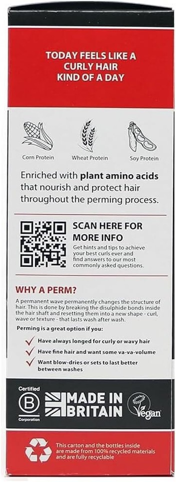 Pin-Up Full Head Home Perm Kit For Longer Hair Long Lasting 170ml | eBay UK