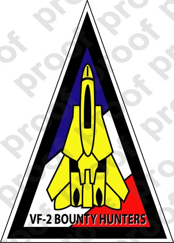 STICKER USN VF 2 FIGHTER SQUADRON BOUNTY HUNTER A | eBay