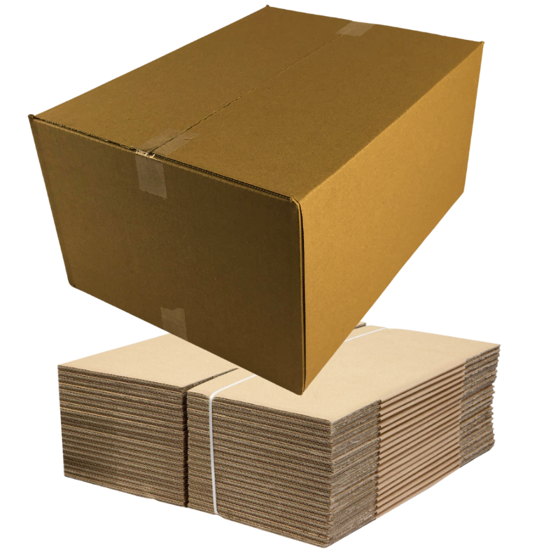 CARDBOARD BOXES 12X9X6" ANY QTY 305x229x152mm BROWN PARCEL POSTAL BOX ...