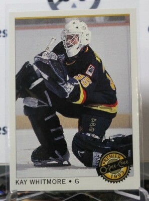 1992-93 O-PEE CHEE KAY WHITMORE # 87 VANCOUVER CANUCKS NHL HOCKEY CARD ...