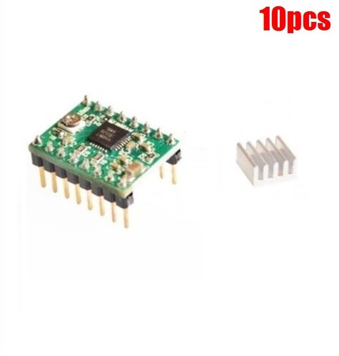 10Pcs Stepstick Stepper Motor A4988 Driver Module Sf For Reprap 3D ...