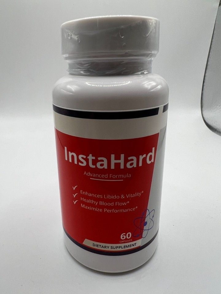 3-Pack InstaHard Capsules Extra Strength Insta Hard Supplement- 180 ...