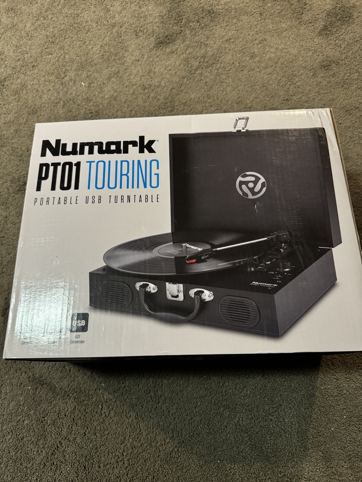 Numark PT01 Touring Portable Suitcase Turntable 676762316316 | eBay