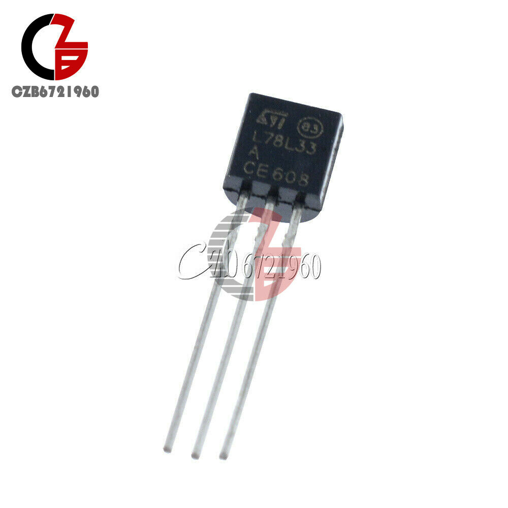 78L05/78L12/L78L33ACZ Voltage Regulator IC SOT-89 TO-92 3.3V/5V/12V 1A ...