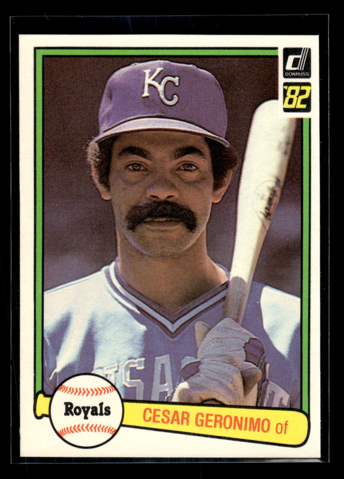 1982 Donruss Baseball #322 Cesar Geronimo "Set Break" Mint Kansas City ...