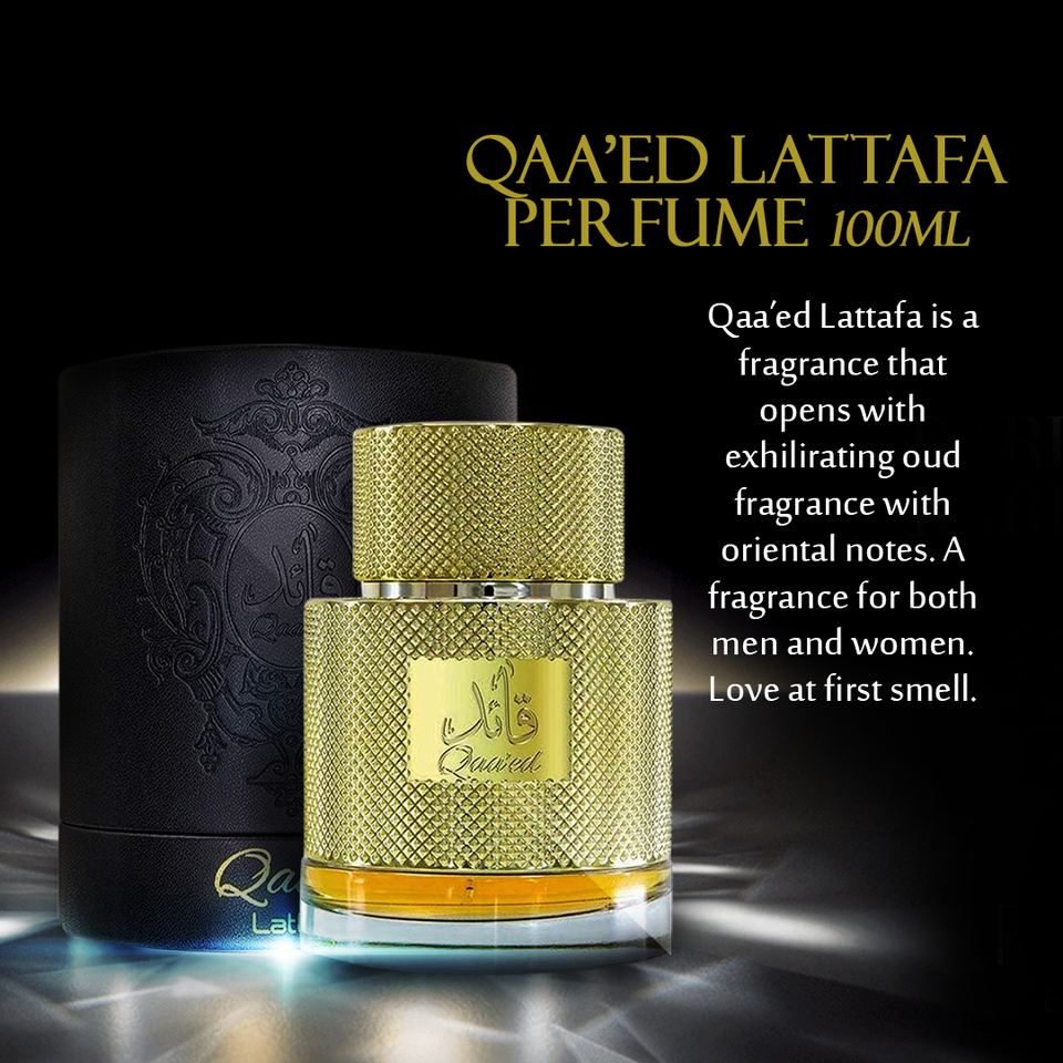 Qaa'ed Perfume by Lattafa | Eau De Parfum - 100ml (3.4 fl oz ...