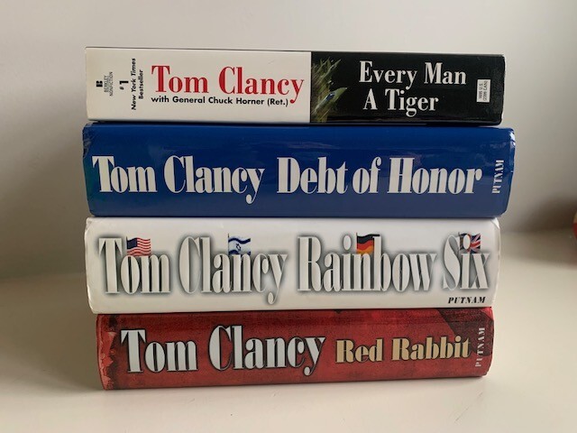 Lot of 4 TOM CLANCY BOOKS (3 HC & 1 PB) - LIKE NEW | eBay