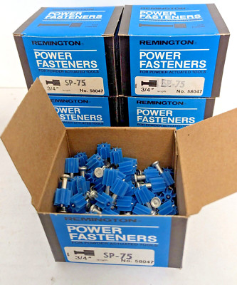 Remington Power Fasteners Anchorage 5 boxes 3/4 inch Nails Total 500 ...