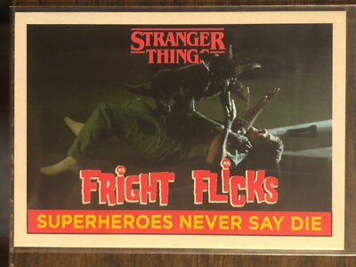 2023 ZeroCool Fright Flicks Stranger Things #27 Superheroes Never Say ...