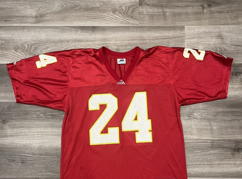 Kansas City Chiefs #24 Apex One Mens Jersey Red V Neck SZ L ERIK ...