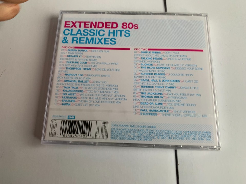 Extended 80s -Classic Hits & Remixes 2 CD RARE NEW SEALED | eBay