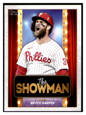 2023 Topps Update Bryce Harper The Showman AKA-9 Philadelphia Phillies ...