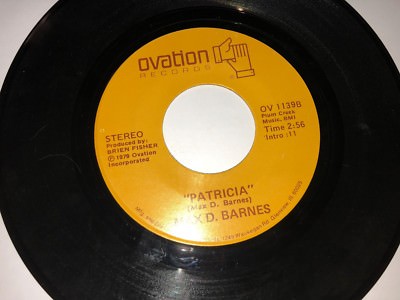 MAX D. BARNES Dear Mr. President / Patricia OVATION 1139 45 VIINYL 7 ...