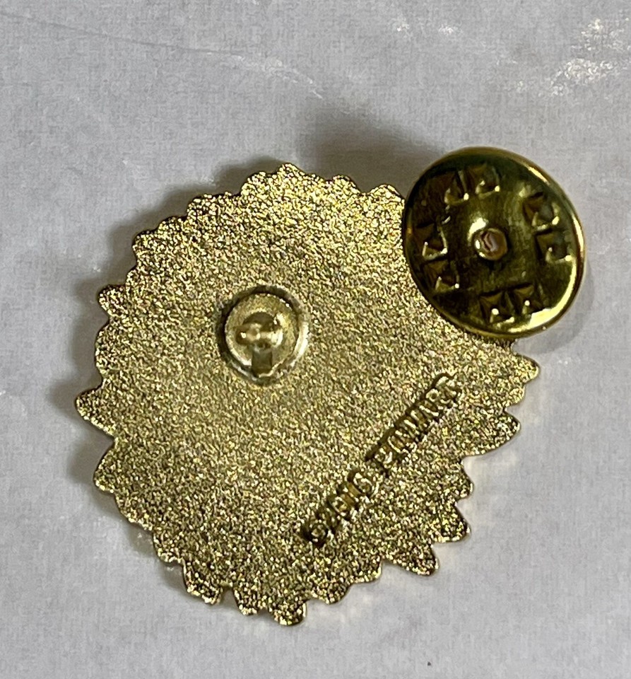 Sunflower Hard Yellow Enamel Lapel Pin Tie Tack Gold Tone 1" NEW | eBay