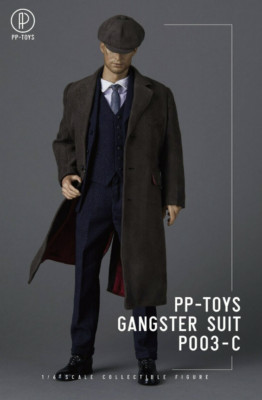 1/6 British Agent Detective Spy Trench Coat Suit Set For 12" Hot Toy ...