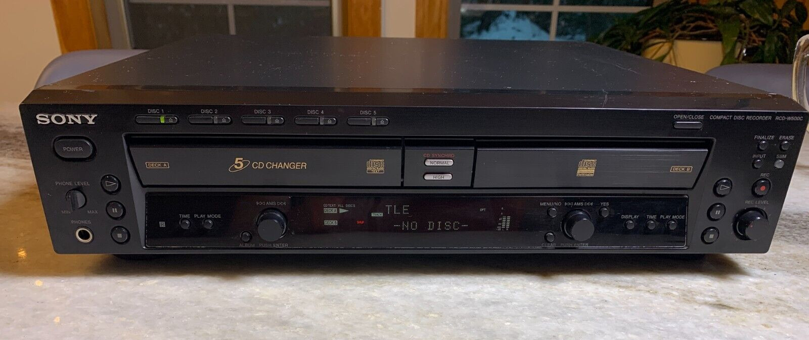 Vocopro Cdr-1000 Pro Single Space CD Recorder/Player