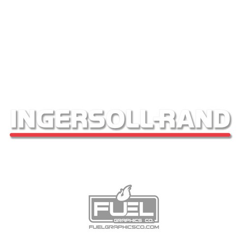 INGERSOLL RAND Compressor Vinyl Decal Sticker - 39" x 4.85" - Equipment ...