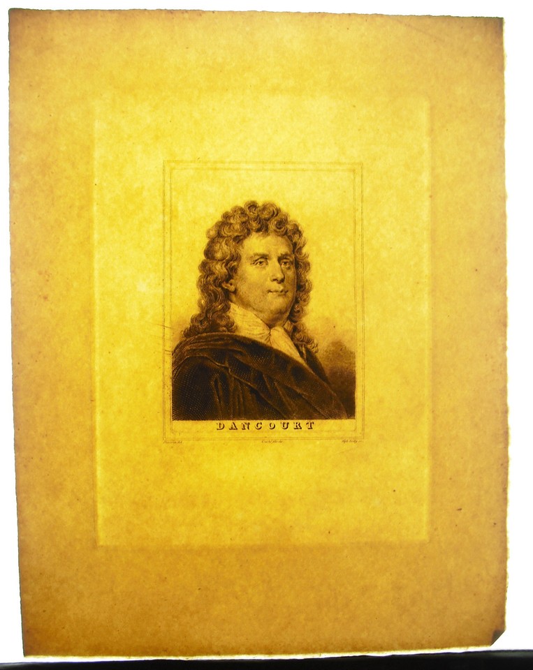 Florent Carton Dancourt Actor Courcelles-le-Roi by Boilly Deveria Lying ...