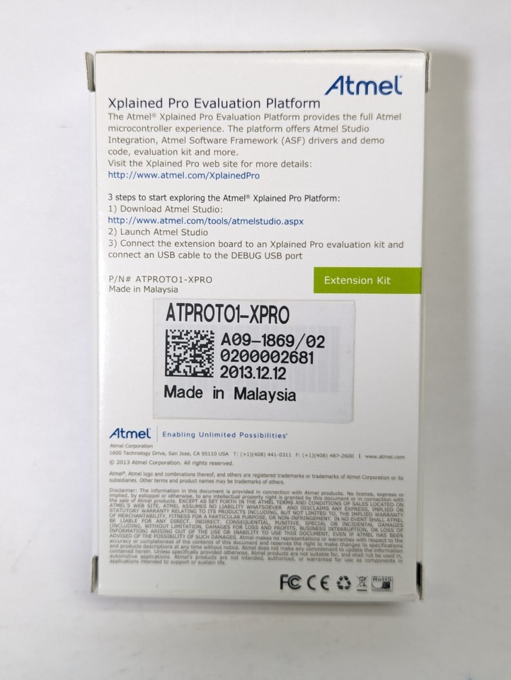 ATMEL PROTO1 Xplained Pro Extension Kit ATPROTO1-XPRO | eBay UK