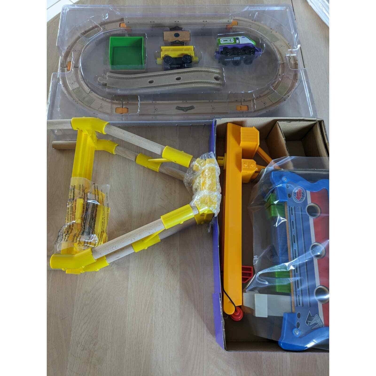 Wooden Track Train Set New in Box Chuggington Station Wooden Railway ...