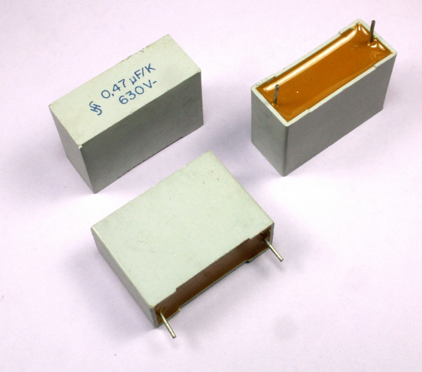 6pcs Siemens Metallized Polyester Box Film Capacitor 0.47uF 630VAC | eBay