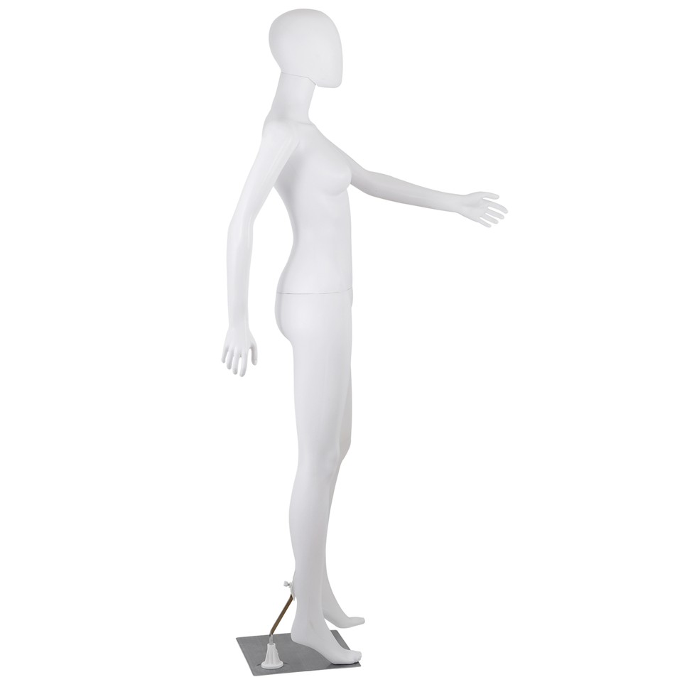 Lightweight 6 FT Female Mannequin Retail Clothing Presentations, White ...