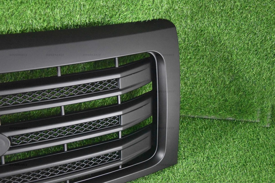Matt Black Front Grille 3-Bar Style Grill For 2009-2014 13 Ford F-150 ...