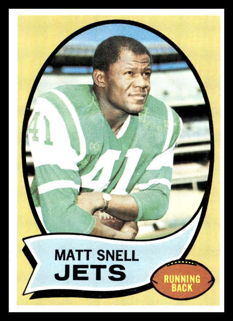 1970 Matt Snell Topps Football #35 EX-MT *NICE* SET BREAK | eBay