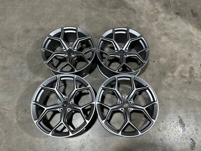21” X4 2023 RS6 Style Alloy Wheels Audi Light Satin Gun Metal SUV Q5 Q7 ...