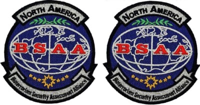Resident Evil North America BSAA Logo Patch | 2PC iron on or Sew on 4 ...
