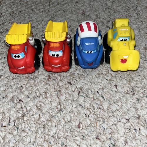 Lot of 4 Tonka Chuck and Friends Hasbro Soft Mini Chunky Construction ...