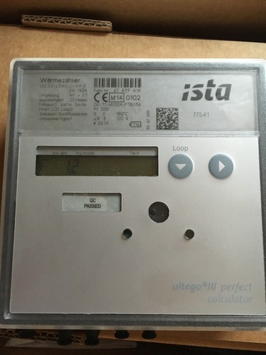 Ista Ultego III Kombinierter Wärmezähler /flow sensor Qp 10 | eBay.de