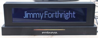 Embrava Blynclight Nameplate Computer USB Job Office Desk ...