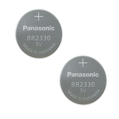 2pcs for Panasonic BR2330 255mAh Li-ion Battery 3V Button Cell BR 2330 ...