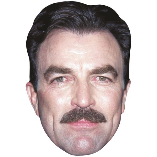Tom Selleck (Young) Big Head. Larger than life mask. | eBay
