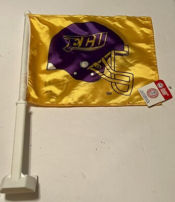 Vintage East Carolina University Car Flag - ECU Pirates New with Tag | eBay