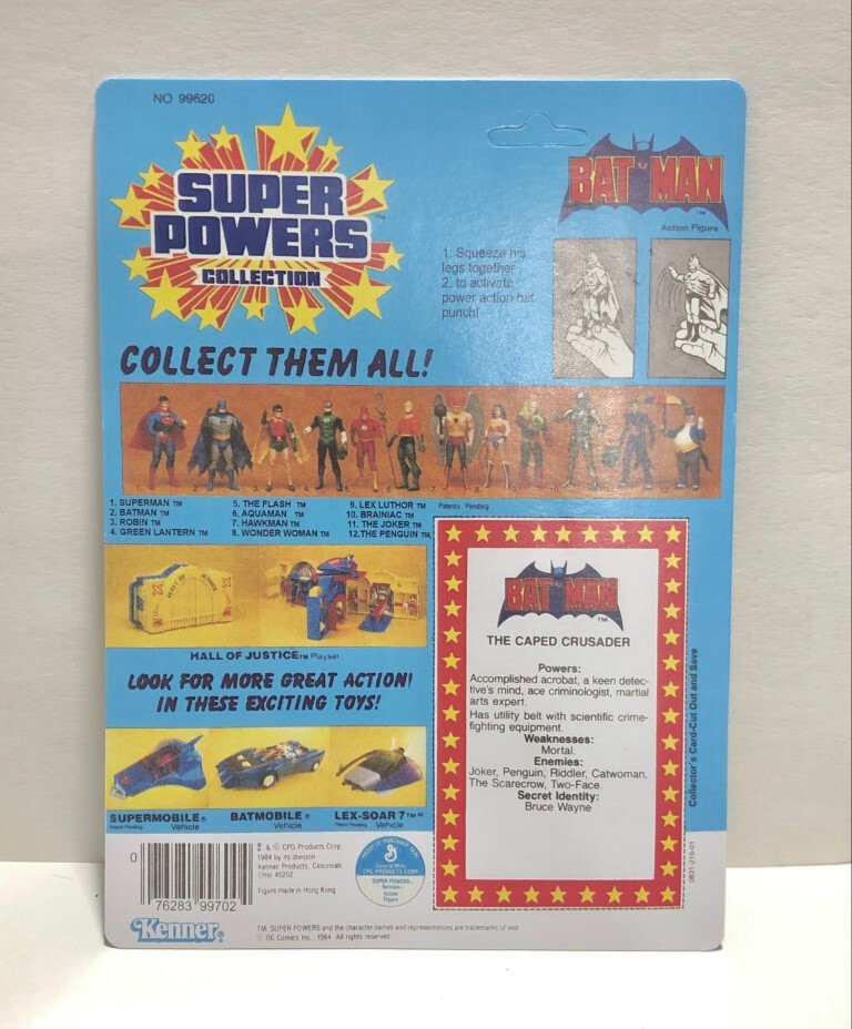 Super Powers Kenner custom cards, bubbles, blister Vintage Style | eBay