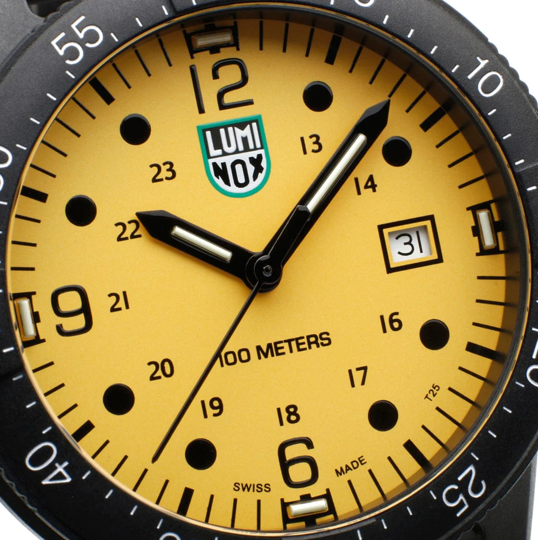 Luminox X2.2005 G Sea Bass Yellow Dial Men's Swiss Watch Military Date Function | eBay