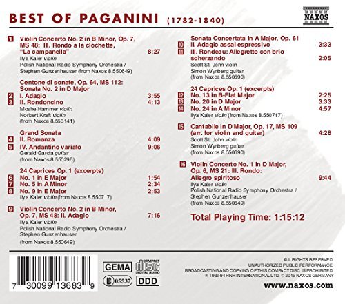 PAGANINI,N. Best Of Paganini (CD) (UK IMPORT) | eBay
