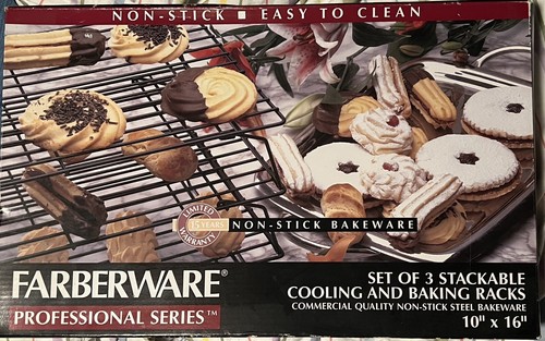 Farberware Professional Series set of 3 Stackable Cooling/Baking Racks ...