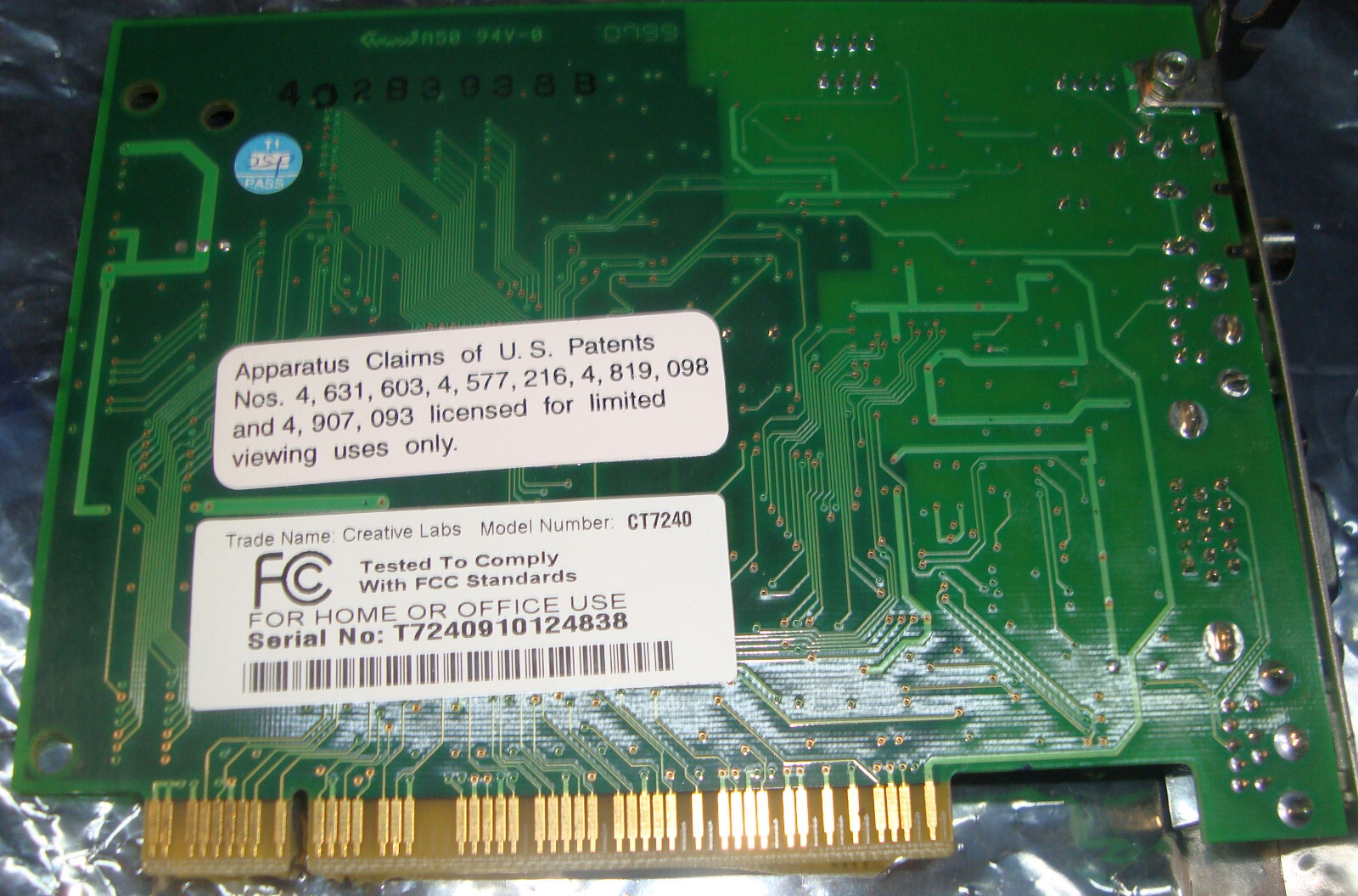 Creative Labs CT7240 Encore DXR3 DVD Decoder TV Out inkl. Product Guide ...